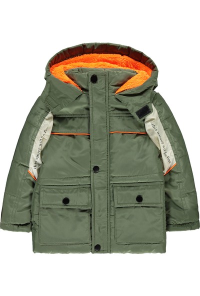 Civil Boys Erkek Çocuk Kapüşonlu Mont 2-5 Yaş Haki
