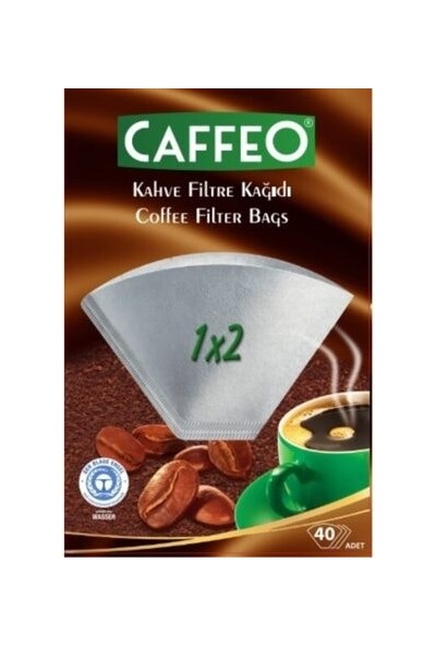 Caffeo Zanga 1 x 2 Kahve Filtresi Kağıdı 40'lı Caffeo Zanga 1 x 2 Kahve Filtresi Kağıdı 40'lı