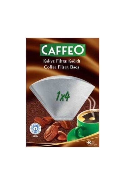 Caffeo Zanga 1 x 4 Kahve Filtresi Kağıdı 40'lı Caffeo Zanga 1 x 4 Kahve Filtresi Kağıdı 40'lı