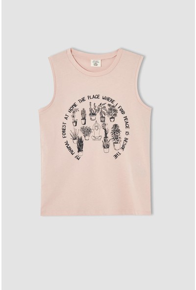 DeFacto Erkek Çocuk Regular Fit Baskılı Atlet V9116A621HS