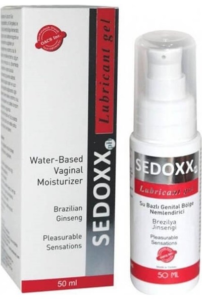 Sedoxx Ph Lubricant Gel Su Bazlı Genital Bölge Nemlendirici 50 ml