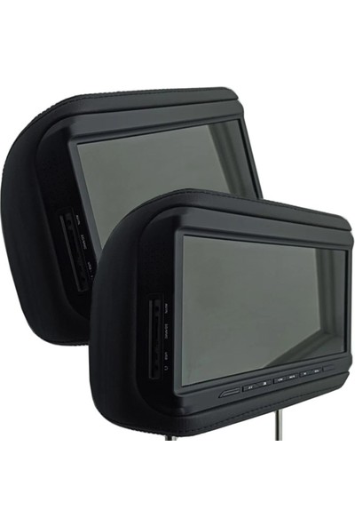 Xetec Hrm-1010Gs Siyah 10.1 Inc Usb Sd Mp3 Kafalık Monitör Xetec Hrm-1010Gs Siyah 10.1 Inc Usb Sd Mp3 Kafalık Monitör
