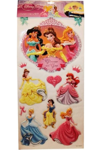 Vardem Disney Princess Prenses Kabartmalı Duvar Süsü Sticker Vardem Disney Princess Prenses Kabartmalı Duvar Süsü Sticker