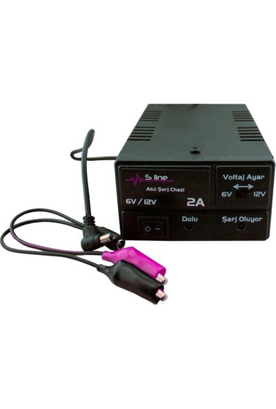 S-Line AD-61202 6V/12V 2A Akü Şarj Adaptörü