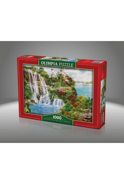 Olimpia Beautiful Views The With A Waterfall 1000 Parça Puzzle Olimpia Beautiful Views The With A Waterfall 1000 Parça Puzzle