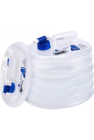 Vizyon Musluklu Katlanabilir Akordiyon Su Bidonu 10 Lt Vizyon Musluklu Katlanabilir Akordiyon Su Bidonu 10 Lt