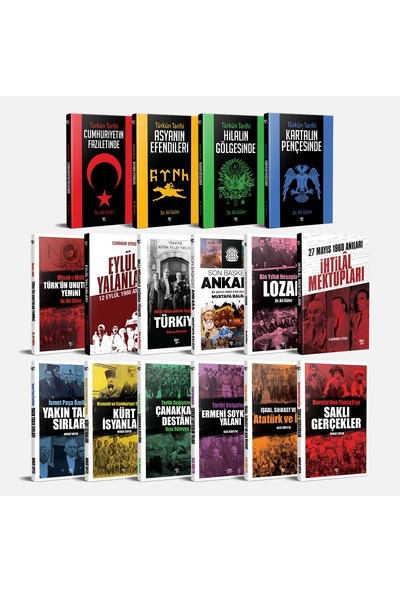 Halk Kitabevi Saklanan Tarih Gerçekleri Seti - 16 Kitap Halk Kitabevi Saklanan Tarih Gerçekleri Seti - 16 Kitap