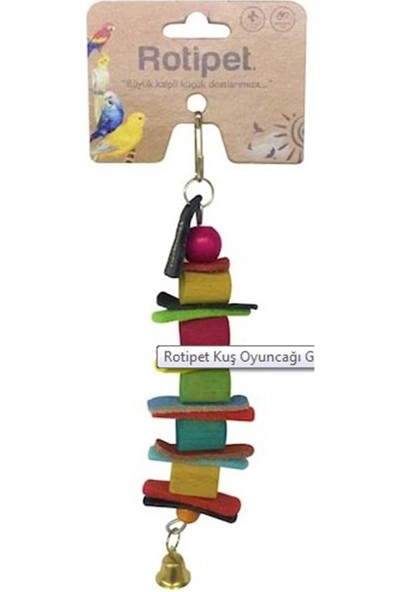 Rotifish Kuş Oyuncağı Gökkuşağı Derili RTP585 Rotifish Kuş Oyuncağı Gökkuşağı Derili RTP585
