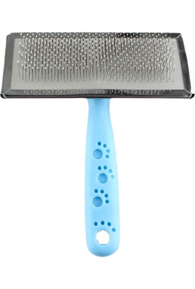 Zamba Slikon Top Başlıklı Kedi ve Köpek Fırçası Large 14 x 11.5 cm Mavi Zamba Slikon Top Başlıklı Kedi ve Köpek Fırçası Large 14 x 11.5 cm Mavi