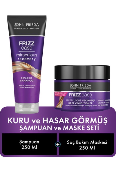 John Frieda Kuru Saçlara Özel Bakım Seti
