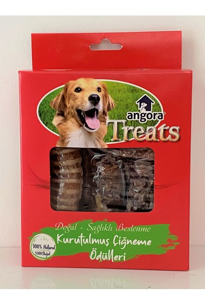 Angora Treats Kurutulmuş Dana Gırtlak 100 Gr. Angora Treats Kurutulmuş Dana Gırtlak 100 Gr.