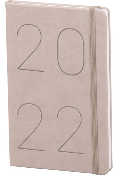 Matt Notebook 2022 Günlük Ajanda Bej