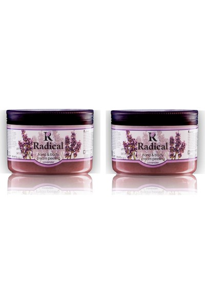 Radical El-Vücut Krem Peeling Lavanta 300ML x 2 Adet Radical El-Vücut Krem Peeling Lavanta 300ML x 2 Adet
