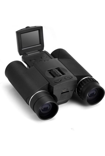 Zsykd DB618B 10X Büyütme LCD Eller Serbest Boyun Bandı Dürbün Dijital Dürbün (Yurt Dışından)