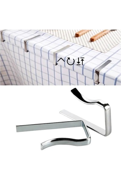 Dolly Masa Mandalı Masa Örtüsü Tutucu 4'lü