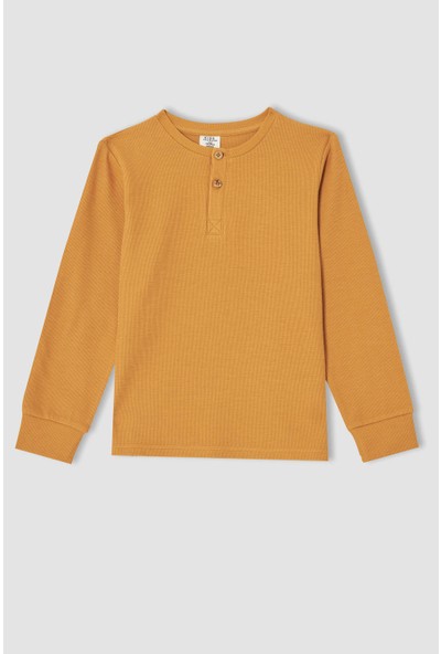 DeFacto Erkek Çocuk Regular Fit Bisiklet Selanik Sweatshirt W1426A621AU