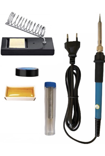 Solinpatech 60W Sıcaklık Ayarlanabilir Havya Lehim Makinası, Standı, Lehim, Lehim Pastası, Bant Solinpatech 60W Sıcaklık Ayarlanabilir Havya Lehim Makinası, Standı, Lehim, Lehim Pastası, Bant
