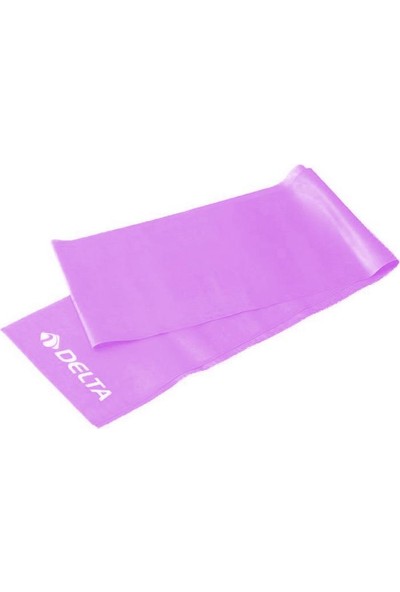 Delta Pilates Bandı Hafif Sert 90 x 7,5 cm Egzersiz Direnç Lastiği