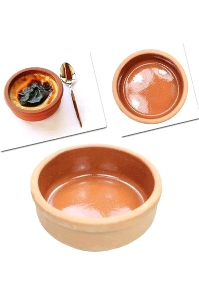 Hitfoni 6'lı Toprak Güveç Seti Sütlaç ve Güveç Kabı Kasesi