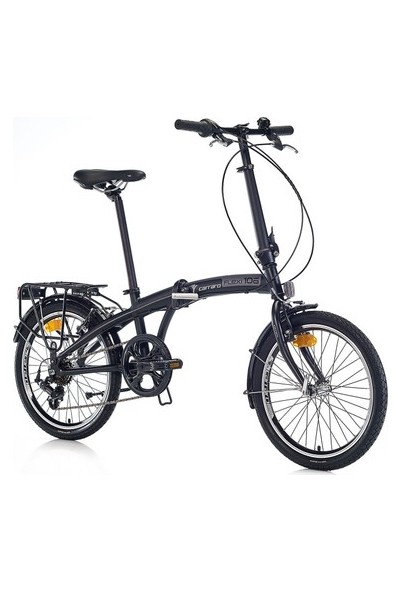 Carraro Flexı 106 20 Jant Katlanır Bisiklet 320H 6V Vb Metalik Antrasit Siyah Sarı