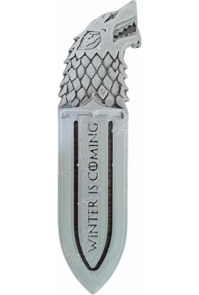 Tvet Game Of Thrones Direwolf Sword Kitap Ayracı Gri T40354 Tvet Game Of Thrones Direwolf Sword Kitap Ayracı Gri T40354