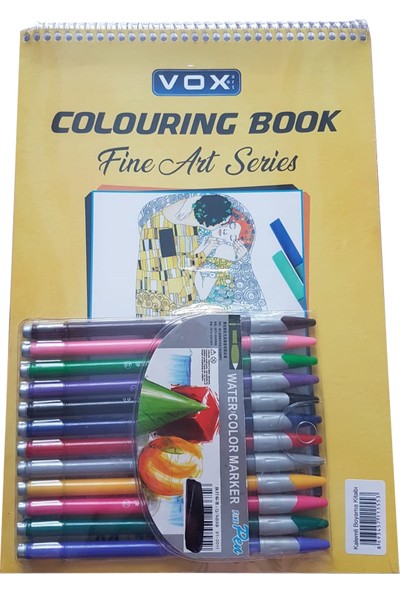 Vox Art A4 Boyama Defteri 45 Yaprak + Boya Kalemi 12'li Vox Art A4 Boyama Defteri 45 Yaprak + Boya Kalemi 12'li
