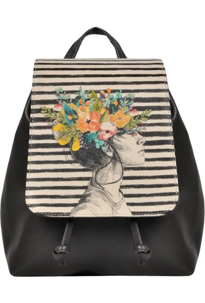 Dogo Dreamer / Tasarım Baskılı Vegan / Hipstabag Kadin Canta