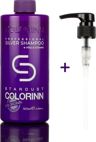 Colorinn Stardust Silver Mor Şampuan 500 ml