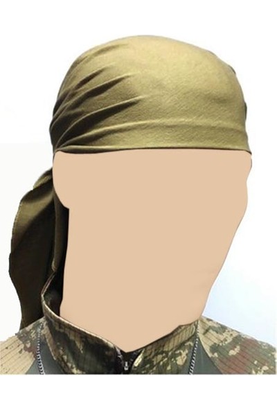 Asker Vadisi Bandana Nano Haki Renk 100X50X50 cm Ölçülerinde