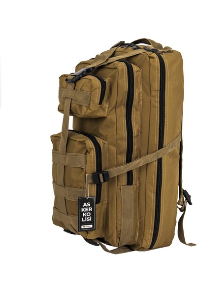Askeri Doğa Sporları ve Kamp Hardal Taktik Sırt Çantası 65 L