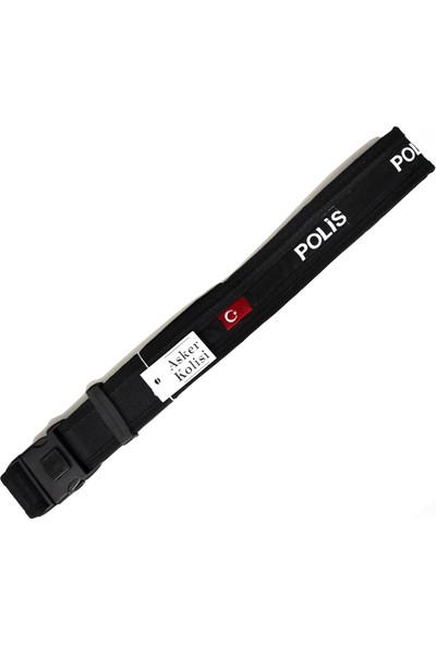 Polis Palaskası - Bele Göre Ayarlanabilir Cırtlı Polis Kemer