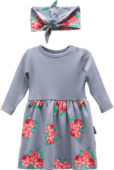 Moi Noi Desenli Bebek Elbisesi 8012 Moi Noi Desenli Bebek Elbisesi 8012