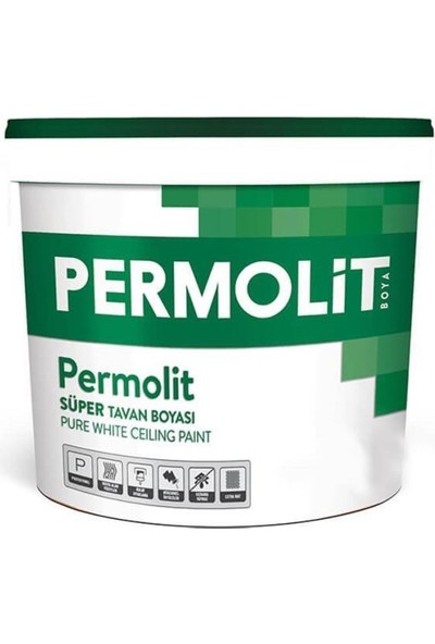Permolit Süper Tavan Boyası 20 kg Permolit Süper Tavan Boyası 20 kg