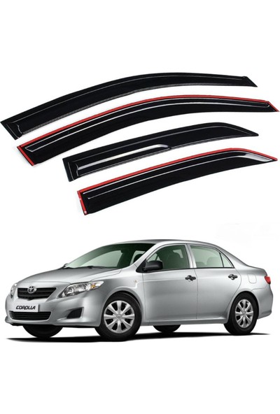 İtibar Toyota Corolla 2007-2012 Mugen Tip Cam Rüzgarlığı İtibar Toyota Corolla 2007-2012 Mugen Tip Cam Rüzgarlığı