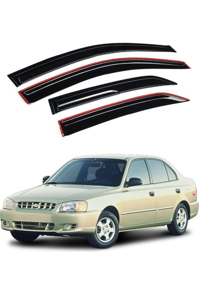 İtibar Hyundaı Accent Milenyum Mugen Tip Cam Rüzgarlığı İtibar Hyundaı Accent Milenyum Mugen Tip Cam Rüzgarlığı