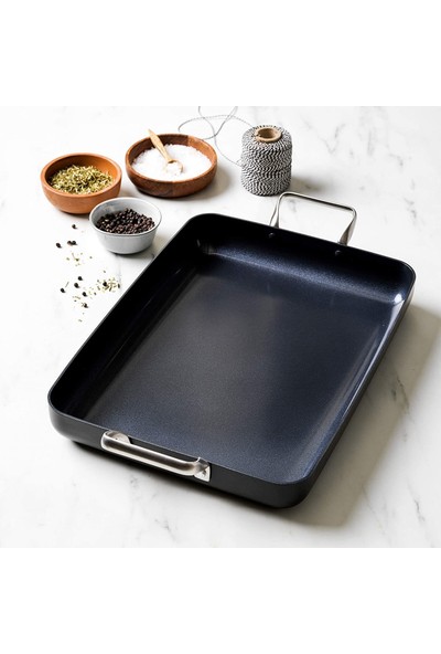 Greenpan Chop&grill 35X25CM Dikdörtgen Fırın Tepsisi Greenpan Chop&grill 35X25CM Dikdörtgen Fırın Tepsisi