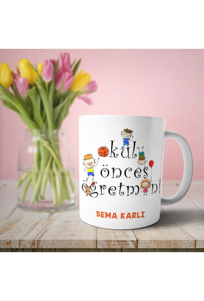 Kupacix Okul Öncesi Öğretmeni Kupa Bardak