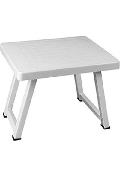 Alena Katlanır Plastik Sehpa Beyaz