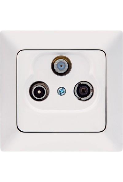 Herz Sonlu Uydu Prizi (Sat+Tv+R)