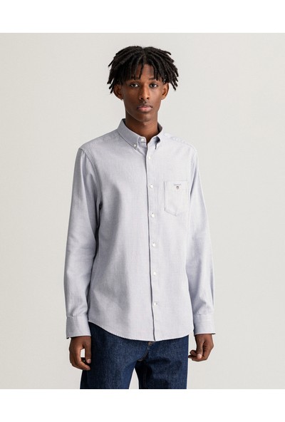 Gant Erkek Beyaz Regular Fit Gömlek 3016070.110