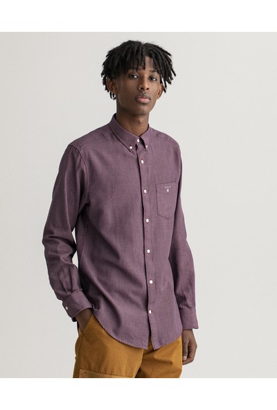 Gant Erkek Kırmızı Regular Fit Gömlek 3016070.630