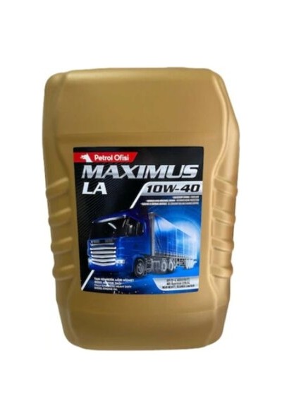 Petrol Ofisi Maxımus LA 10W-40 20 Litre (17,5 kg) Motor Yağı ( Üretim Yılı :2021 ) Petrol Ofisi Maxımus LA 10W-40 20 Litre (17,5 kg) Motor Yağı ( Üretim Yılı :2021 )