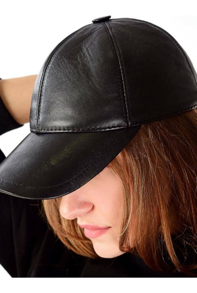 Elif İç Giyim Unisex Ayarlanabilir Deri Şapka Elif İç Giyim Unisex Ayarlanabilir Deri Şapka