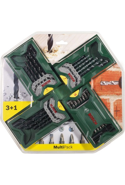 Bosch X-Line 3+1 Vidalama & Matkap Ucu Seti