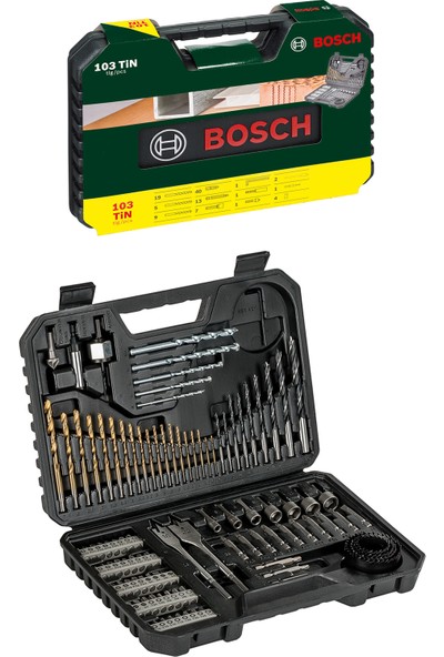 Bosch V-Line 103 Parça Vidalama & Matkap Ucu Seti Bosch V-Line 103 Parça Vidalama & Matkap Ucu Seti