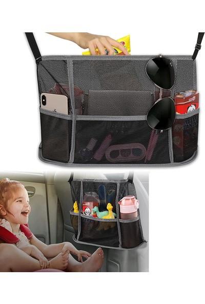 Ankaflex Araç Içi Koltuk Arası File Çanta Tutucu