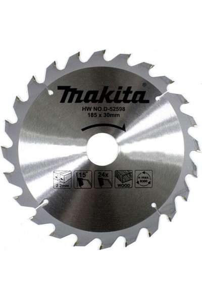 Makita D-52598 Daire Testere 185 x 30 24 Diş