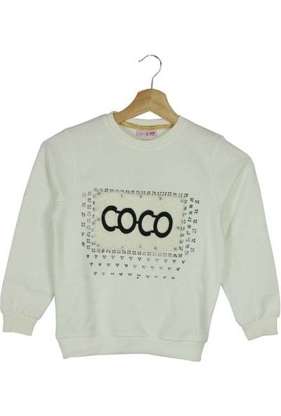 Beril Kids Kız Çocuk Selanik Kazak/beyaz/5 Yaş