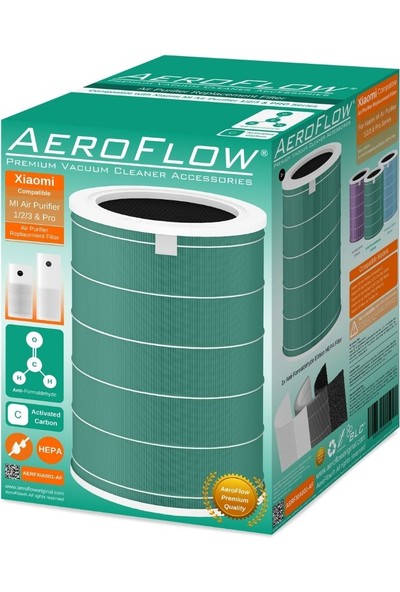Aeroflow Orijinal Xiaomi Mi Air Purifier Yedek Hepa Filtre (Garantili) Aeroflow Orijinal Xiaomi Mi Air Purifier Yedek Hepa Filtre (Garantili)
