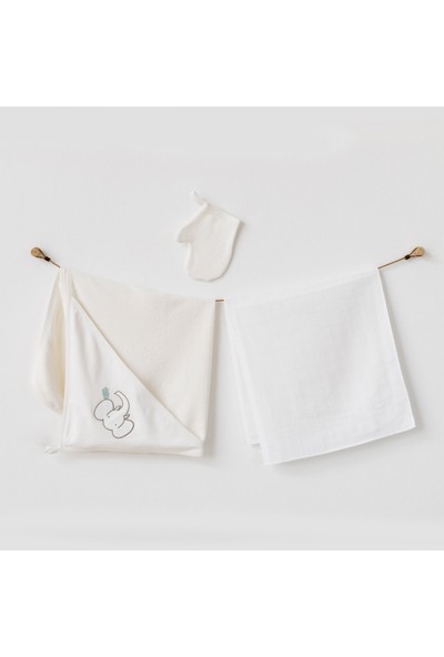 Andywawa Zoo Balboa 3'lü Bebek Havlu Takımı AC21707R